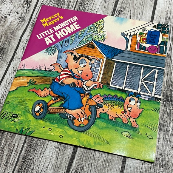 Toys | Vintage 1978 Mercer Mayer Little Monster At Home Story Book ...